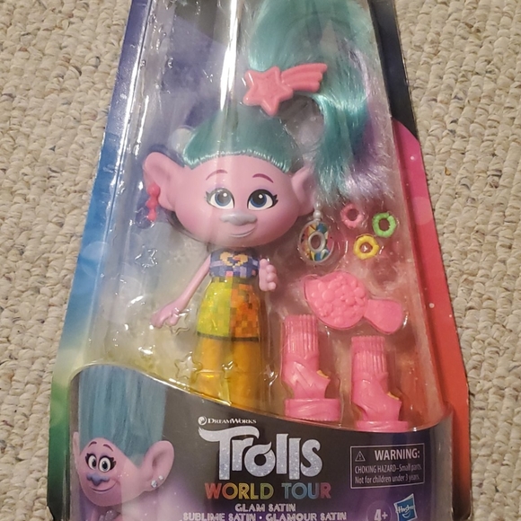 Dreamworks | Toys | Trolls World Tour Glam Satin Figure | Poshmark